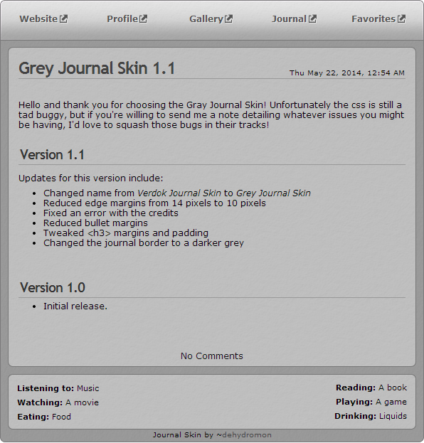 Grey Journal Skin 1.1 by TheBoson on DeviantArt