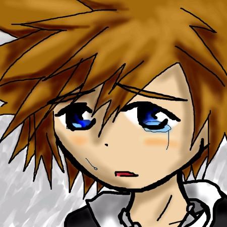 Crying Sora by ShimaGenki on DeviantArt