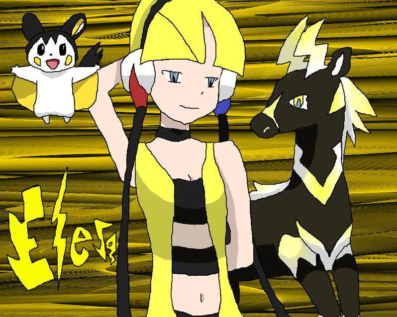 Elesa - Model and Gym leader! by OliviaMewMew on DeviantArt
