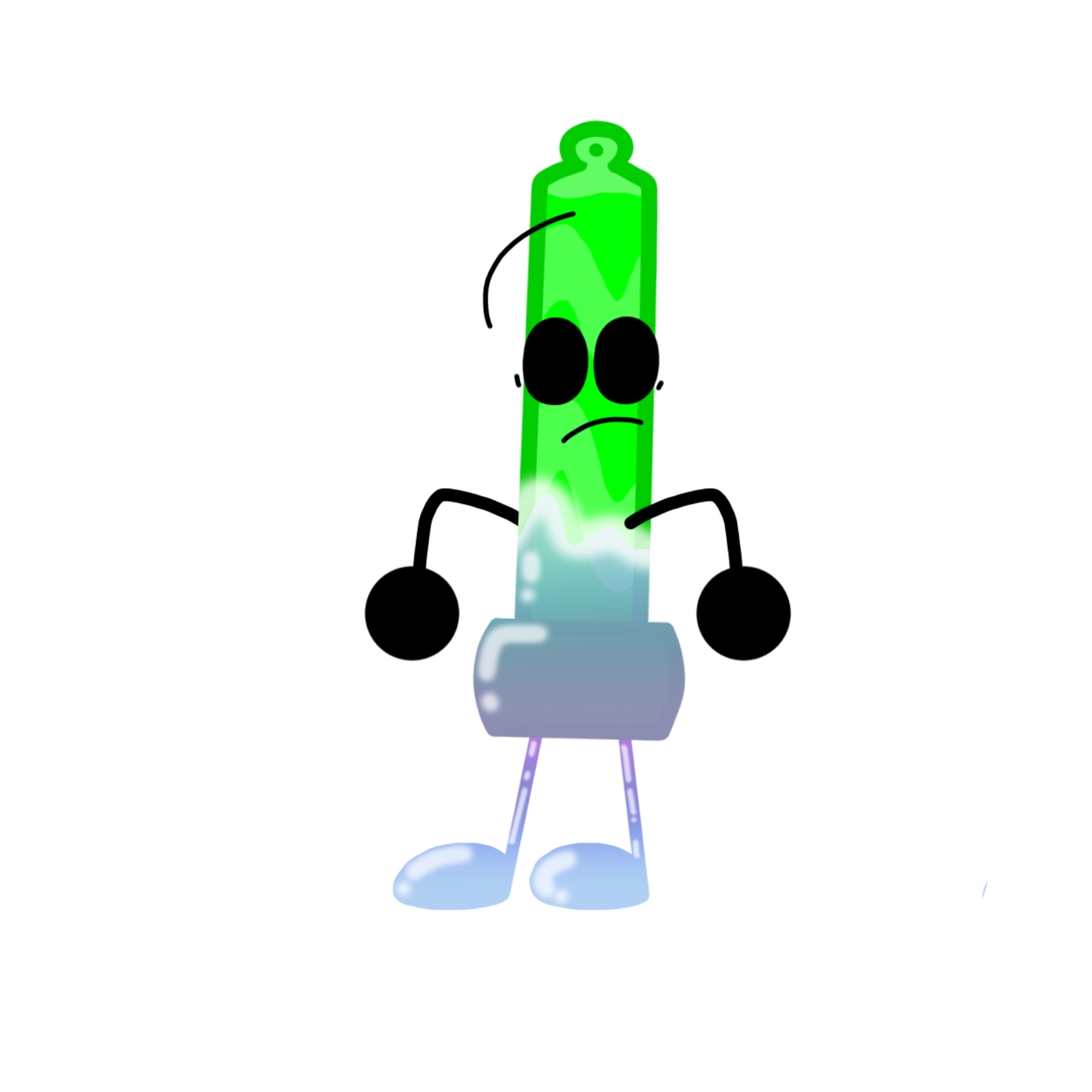 Glowstick Turns Chrome (Render) by SephirothFan2005 on DeviantArt