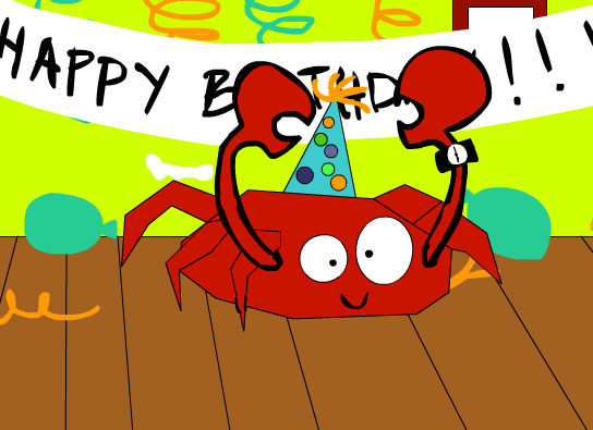 Krabbens bursdag (animasjon) by ingerlov on DeviantArt