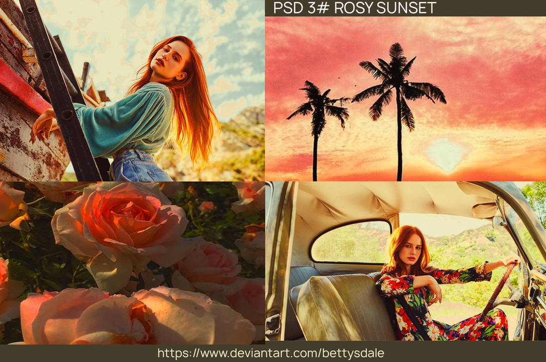 PSD #3 - Rosy Sunset by bettysdale on DeviantArt