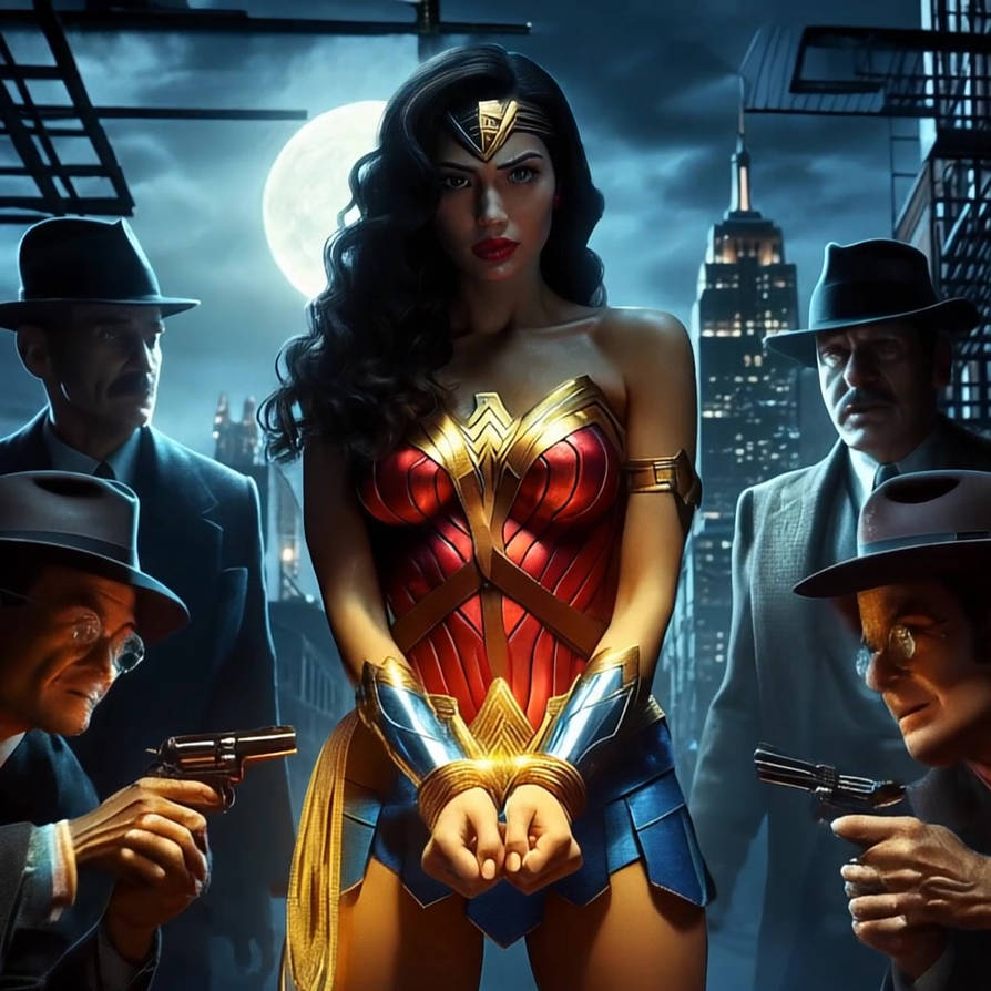 wonder woman in not so tough now huh babe by mjmoore9 on DeviantArt