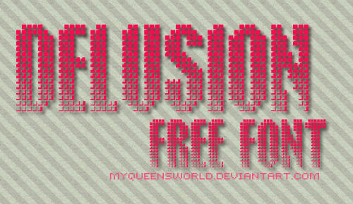 Delusion Font by myqueensworld on DeviantArt