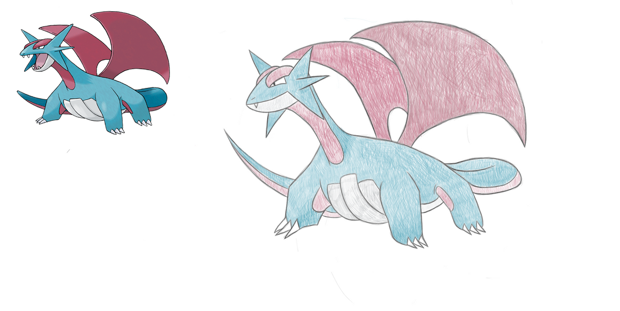 Salamence gen 3 pokemon Fanart by typhoonknight95 on DeviantArt