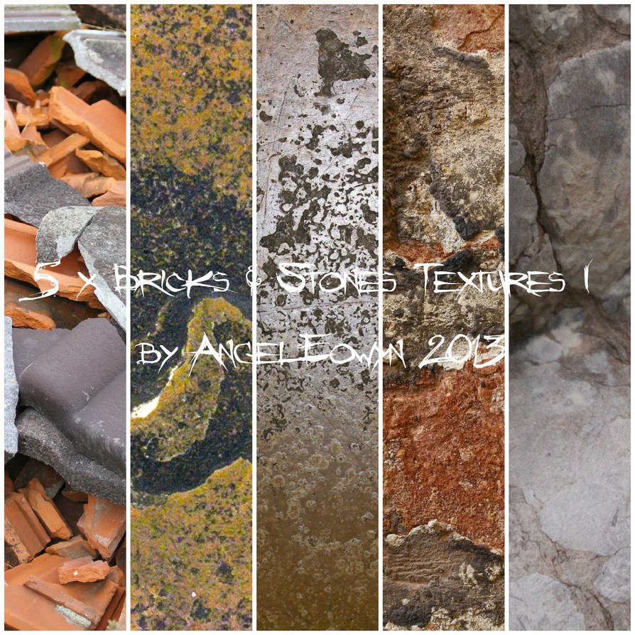 Bricks and Stones Texture Pack 1 by AngelEowyn on DeviantArt