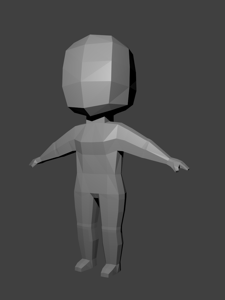 Low Poly Chibi Female Base (FREE DOWNLOAD) by K-H-E-H on DeviantArt