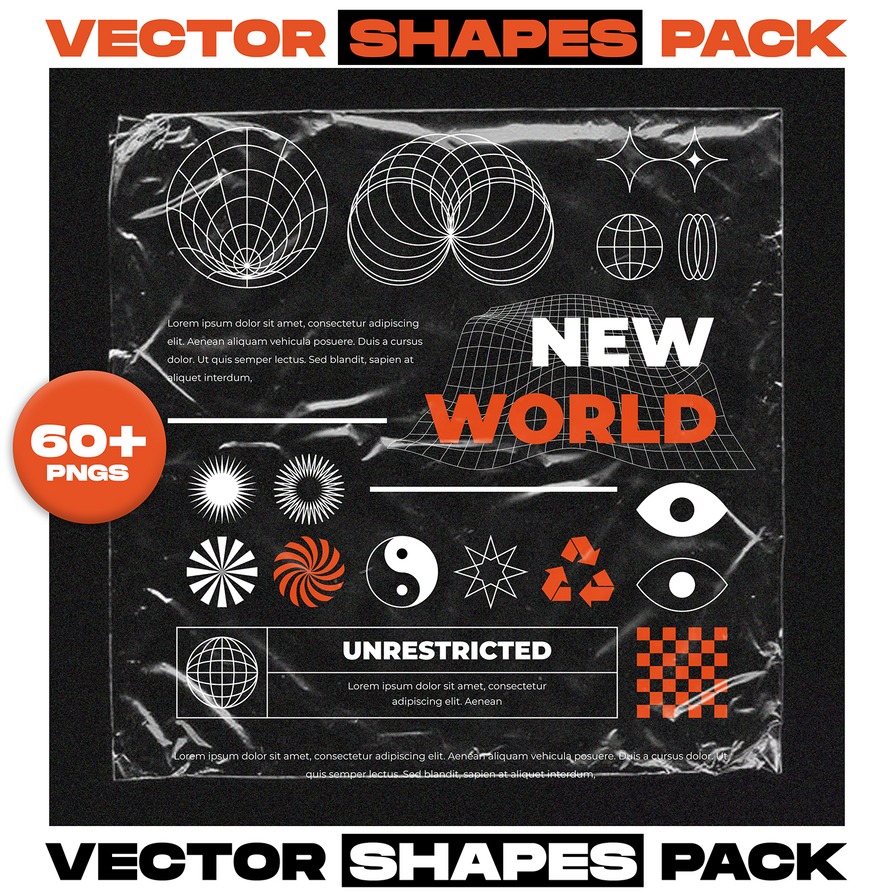 60+ VECTOR SHAPES PNG PACK by chimiyaa on DeviantArt