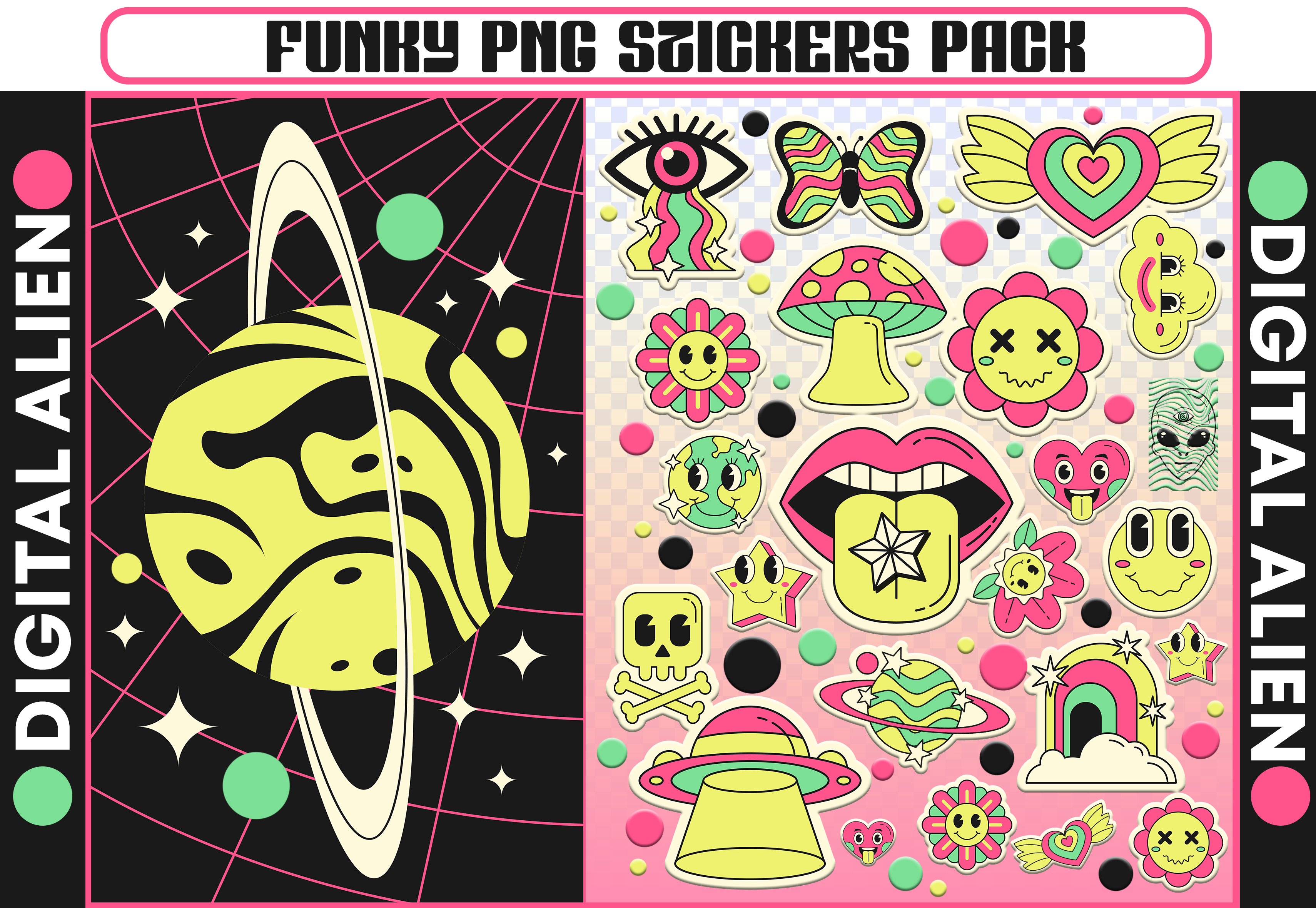 FREE FUNKY PNG STICKERS PACK | FREE DOWNLOAD by chimiyaa on DeviantArt