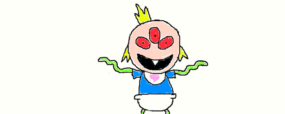 That's One Ugly Ass Baby by SamDrawsStuff123 on DeviantArt