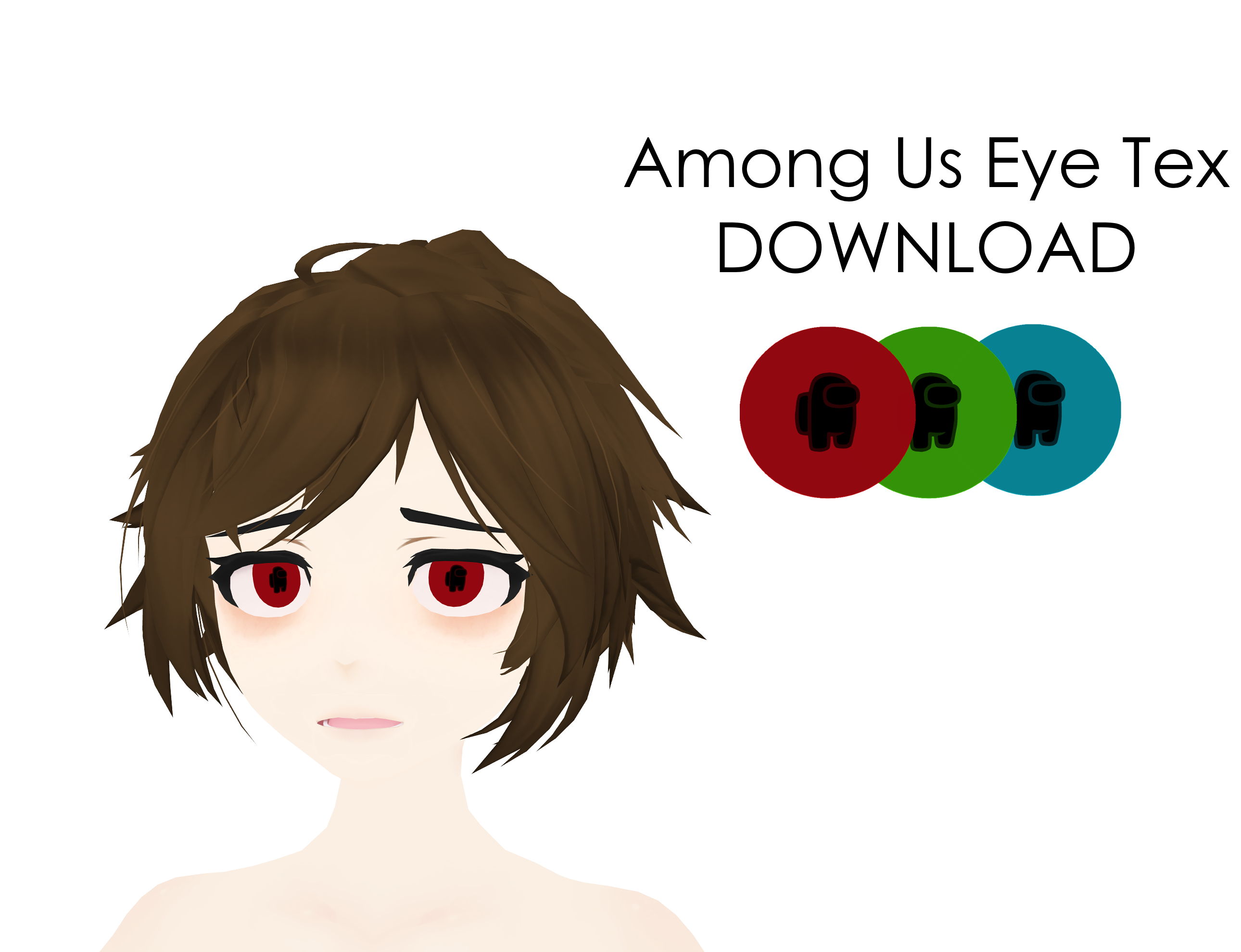 Among Us Eye Tex [F2U] by Dino-Kyru on DeviantArt