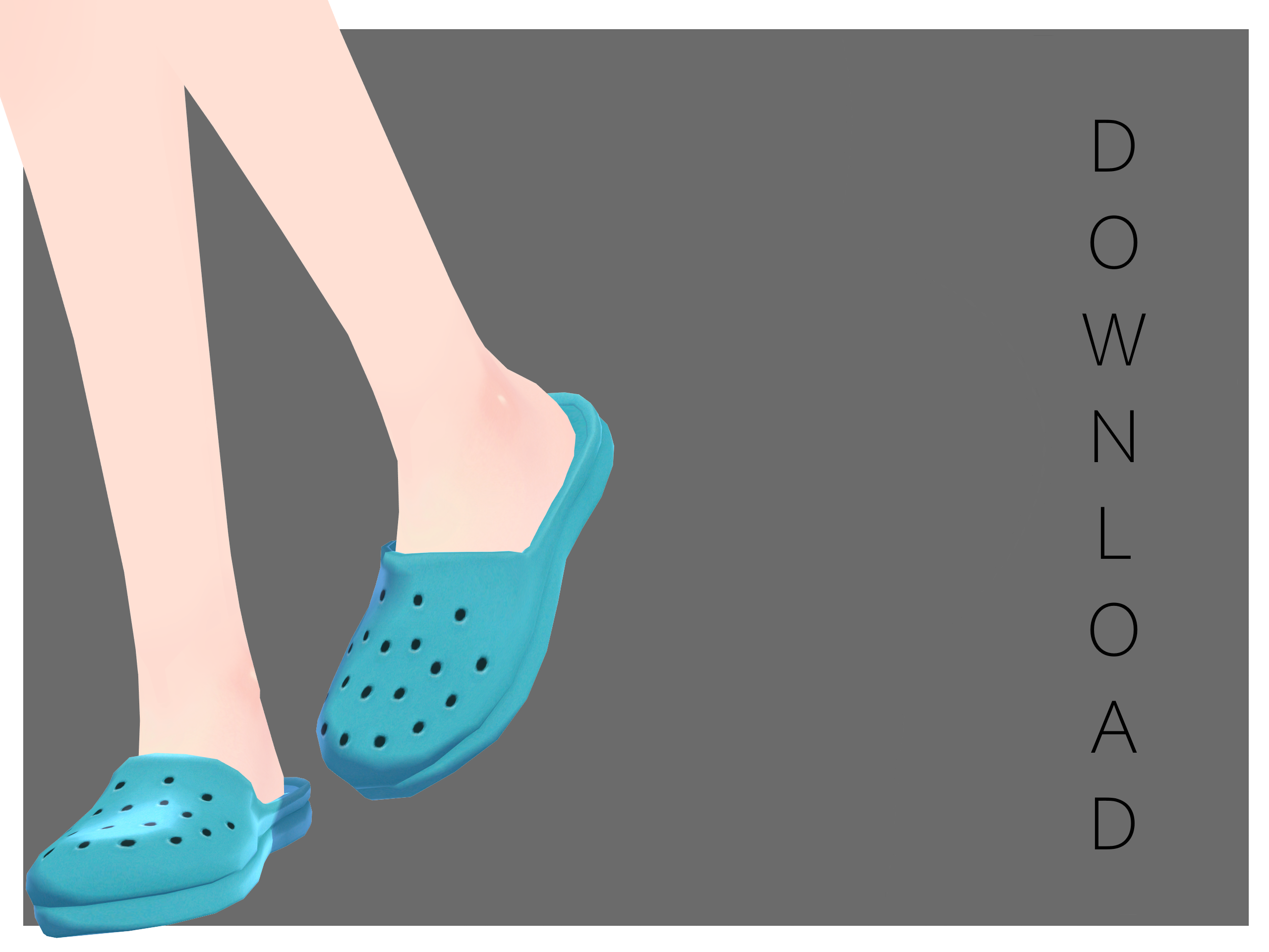 Rigged Crocs DL by Dino-Kyru on DeviantArt