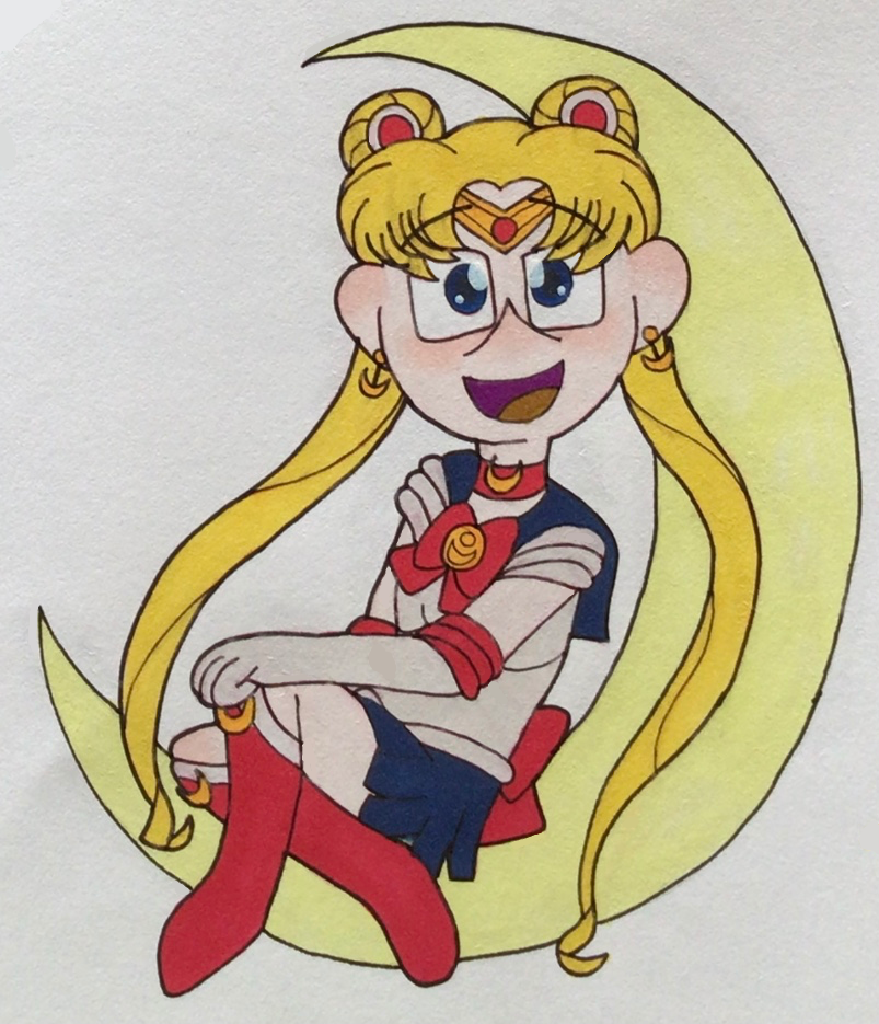 Pretty Guardian Sailor Moon (Flat colours) by puresthope125 on DeviantArt