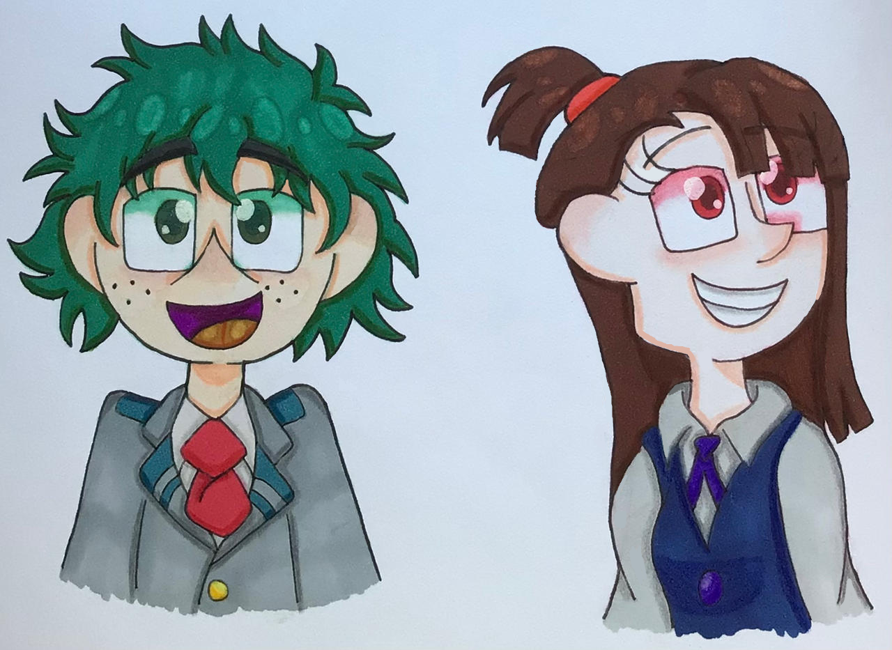 Two dreamer students (Shaded) by puresthope125 on DeviantArt