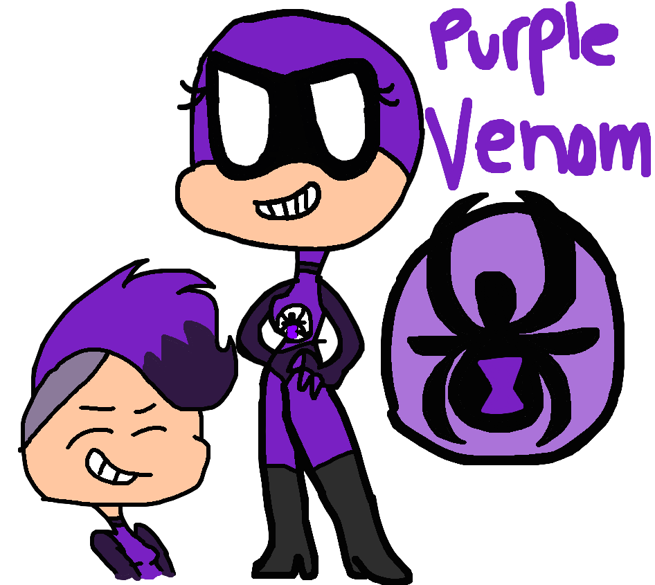 Spider-Sona: Purple Venom by Lylaj27 on DeviantArt