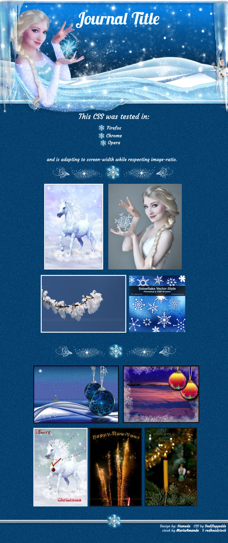 Frozen Journal skin CSS by Nameda on DeviantArt