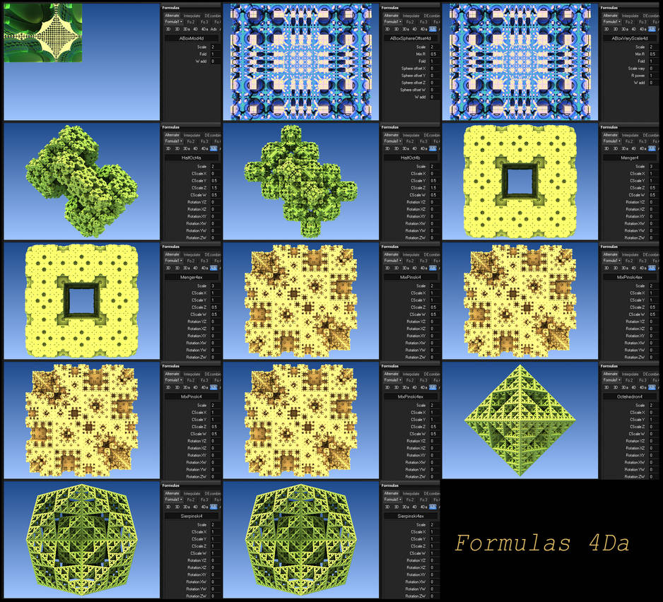 Mandelbulb 3D Formulas 4Da by KanibalOsmoZ on DeviantArt