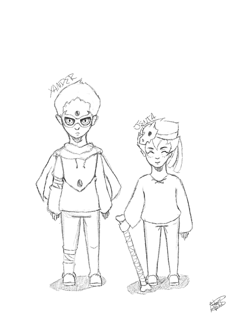 Human!Xander and Jenta by VirgoOfFrogs on DeviantArt