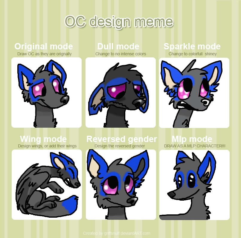 OC Design meme by starloveswolves5 on DeviantArt