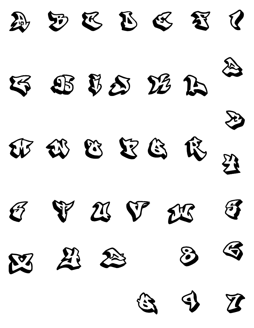 O In Graffiti Letters