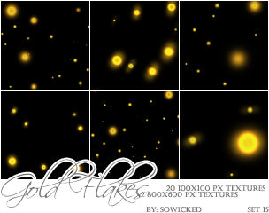 Gold Flakes TextureSet by SoWicked on DeviantArt
