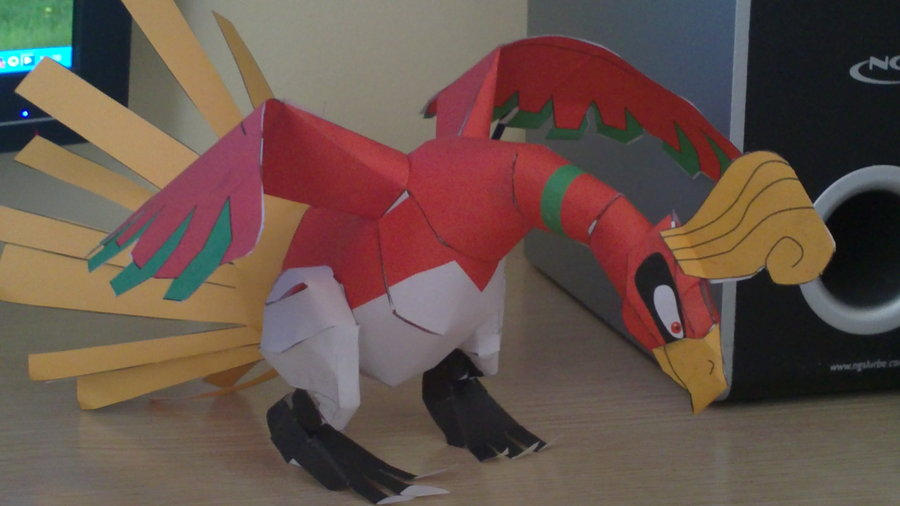 Ho-oh papercraft by E-419 on DeviantArt
