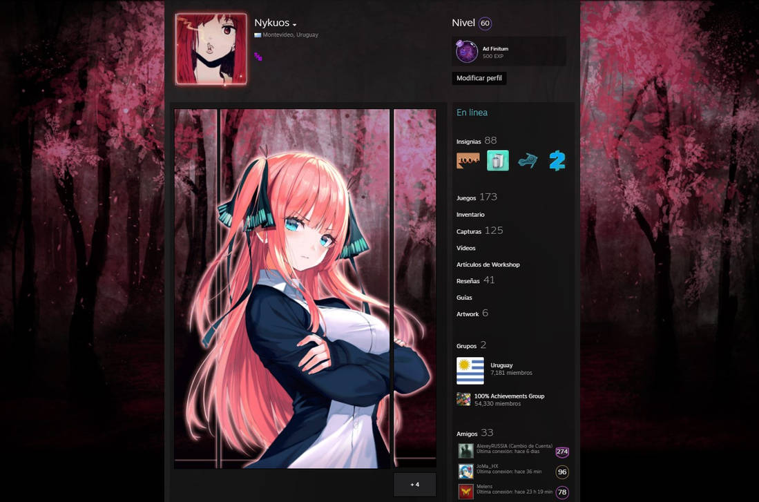 Steam Artwork Design - Nino Nakano [Animated] by Nykuos on DeviantArt