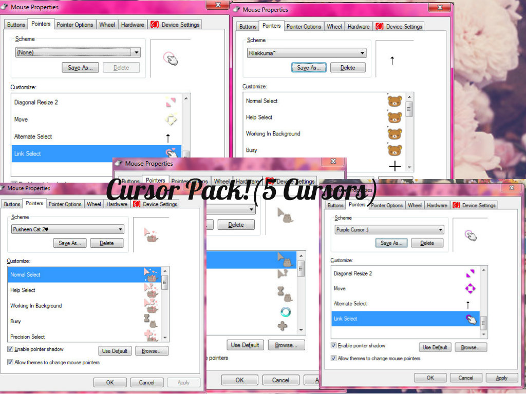 Cursor Pack! by milkyprincesskitty on DeviantArt