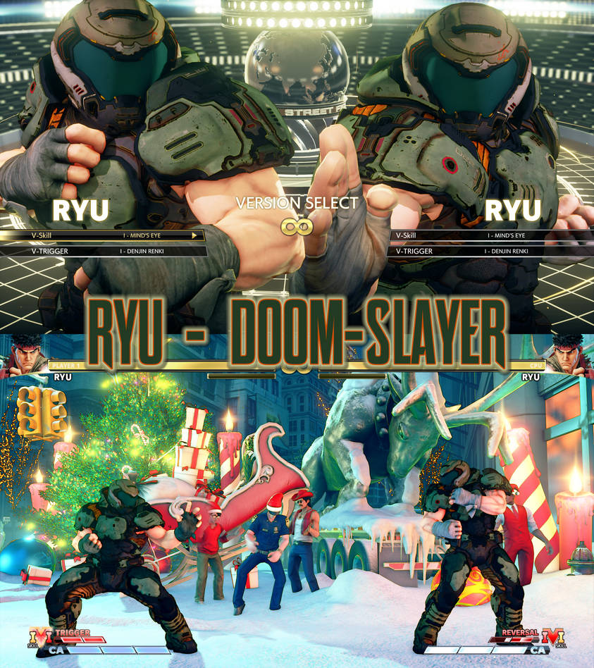 Ryu - Doom Slayer by AngelsModz on DeviantArt