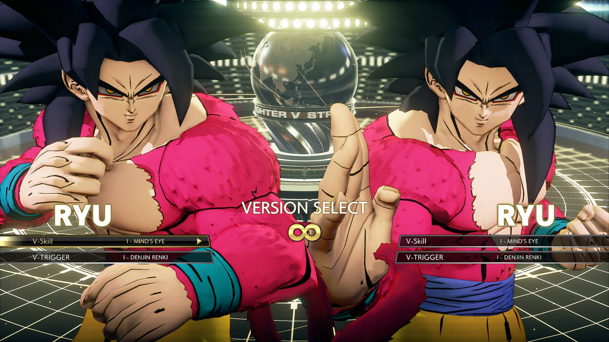 Ryu - Super Saiyan 4 Goku by AngelsModz on DeviantArt