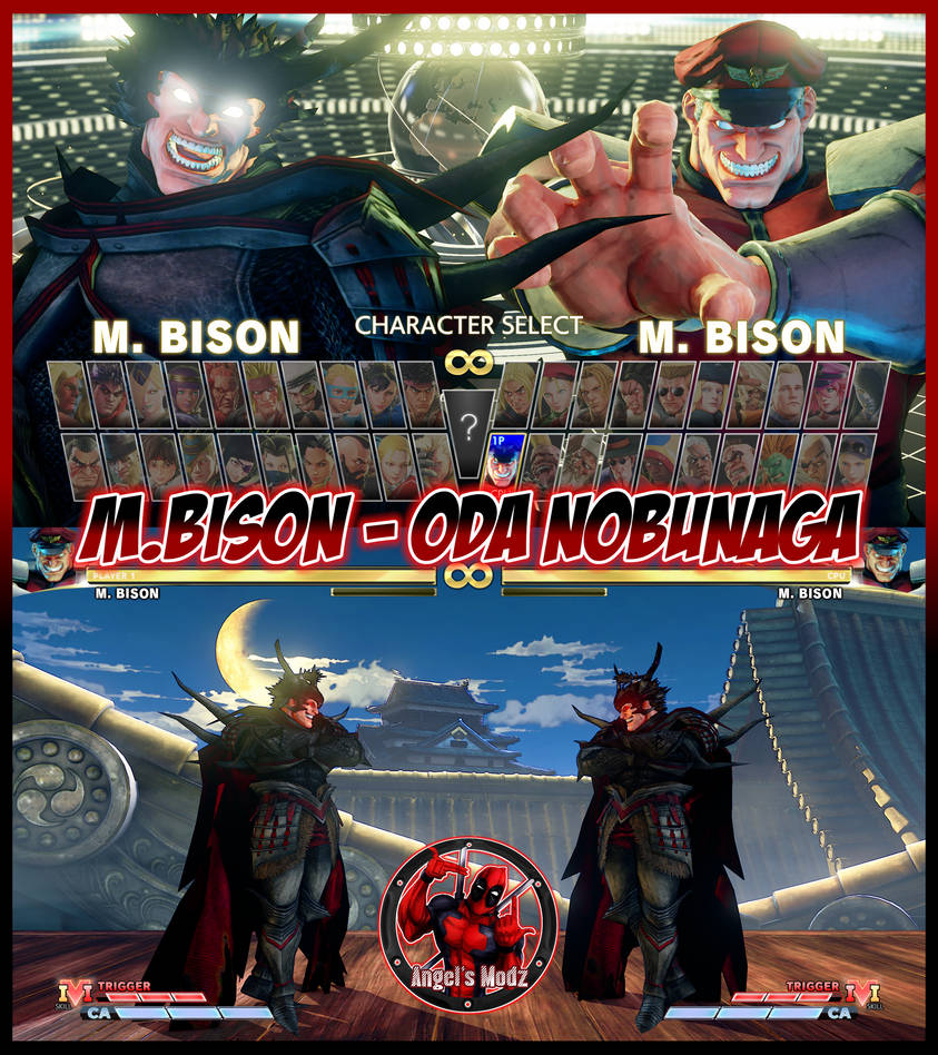 M.Bison - Oda Nobunaga [DONATION] by AngelsModz on DeviantArt