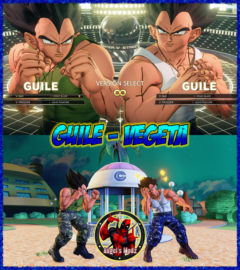Guile - Vegeta by AngelsModz on DeviantArt