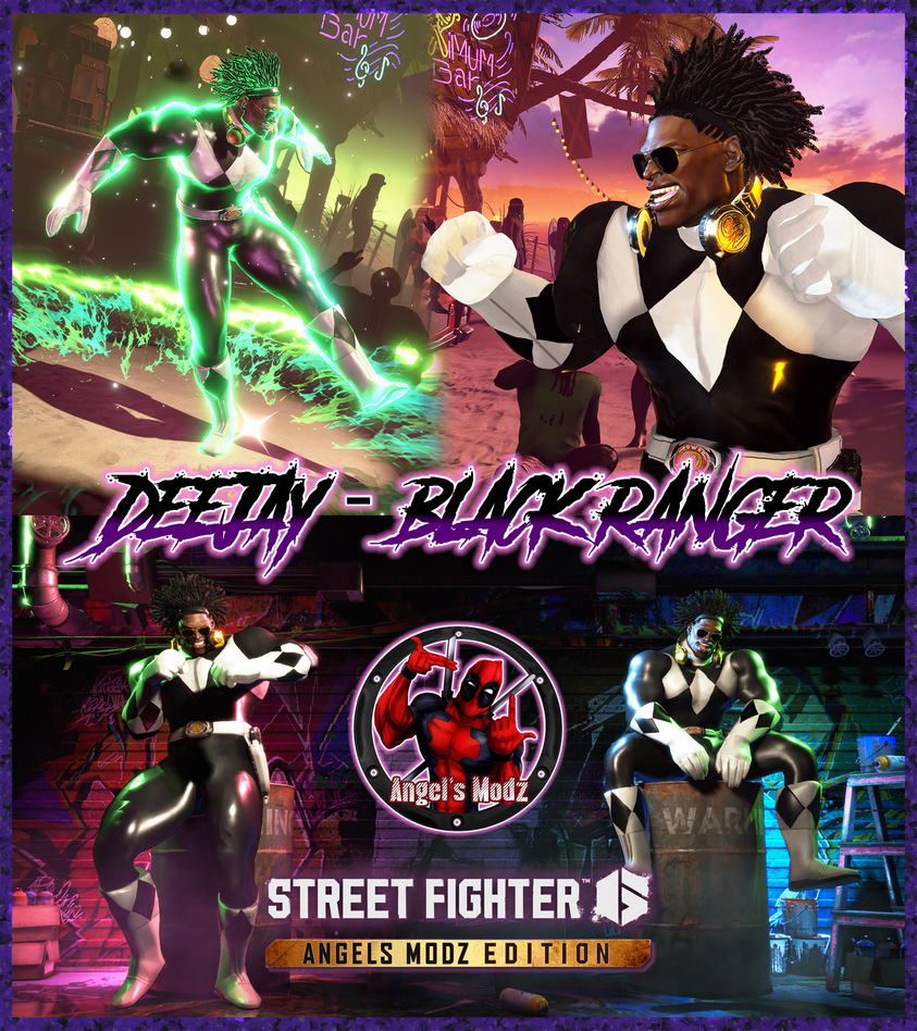 Dee Jay - Black Ranger [SF6 MOD] by AngelsModz on DeviantArt