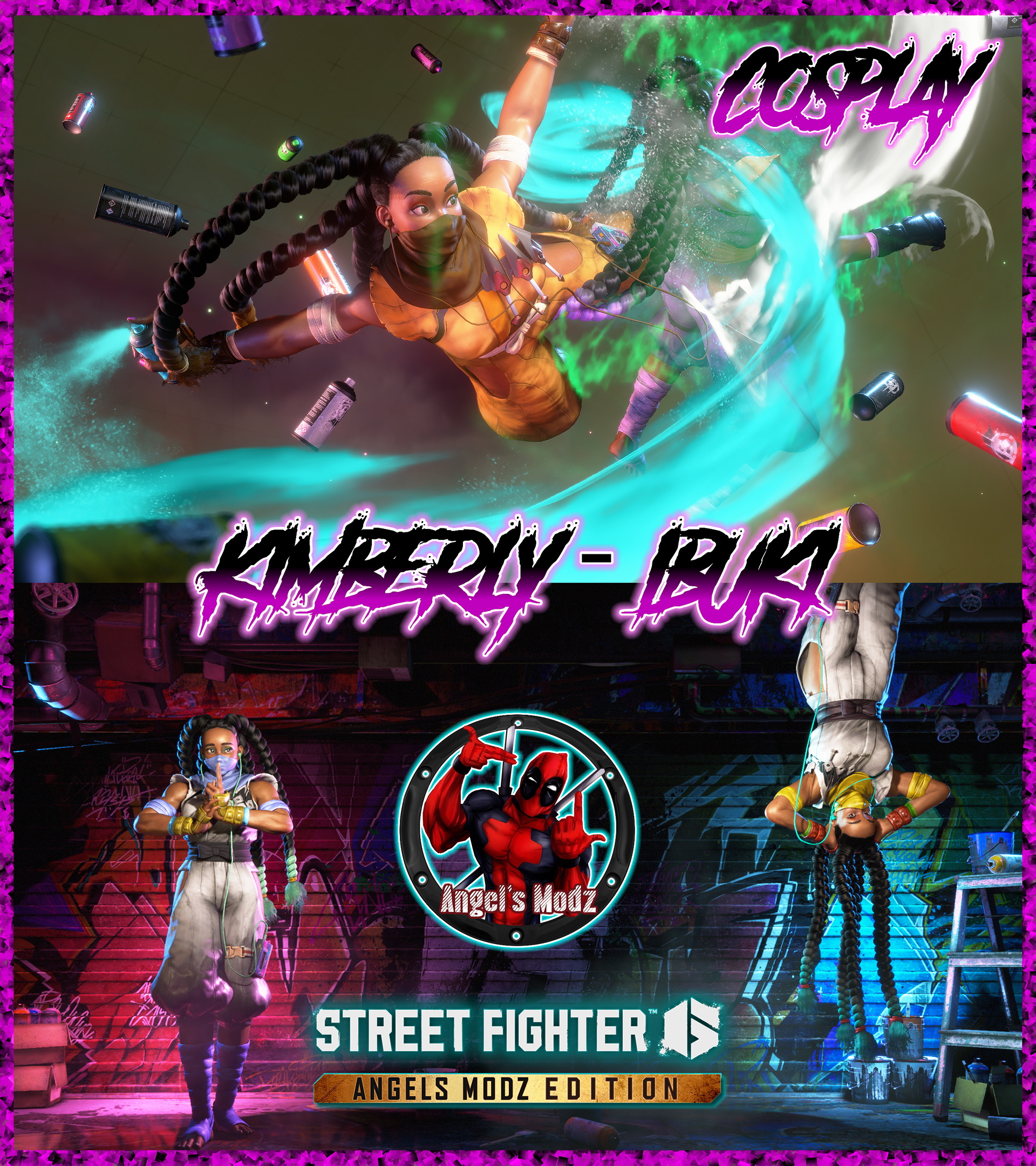 Kimberly - Ibuki (Cosplay) SF6 MOD by AngelsModz on DeviantArt