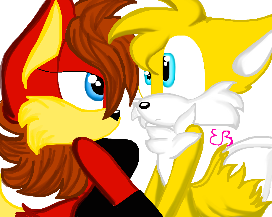 Fiona and Tails (art trade) by EmilyBandicoot1234 on DeviantArt