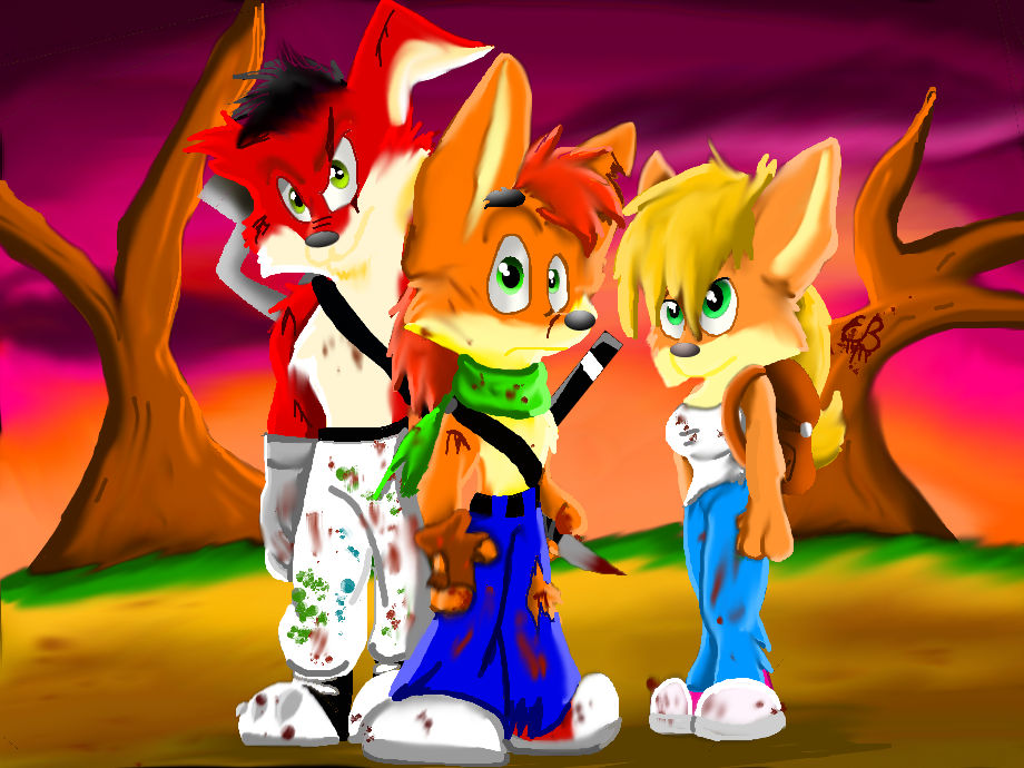 The walking dead Bandicoot stile (recolored) by EmilyBandicoot1234 on ...