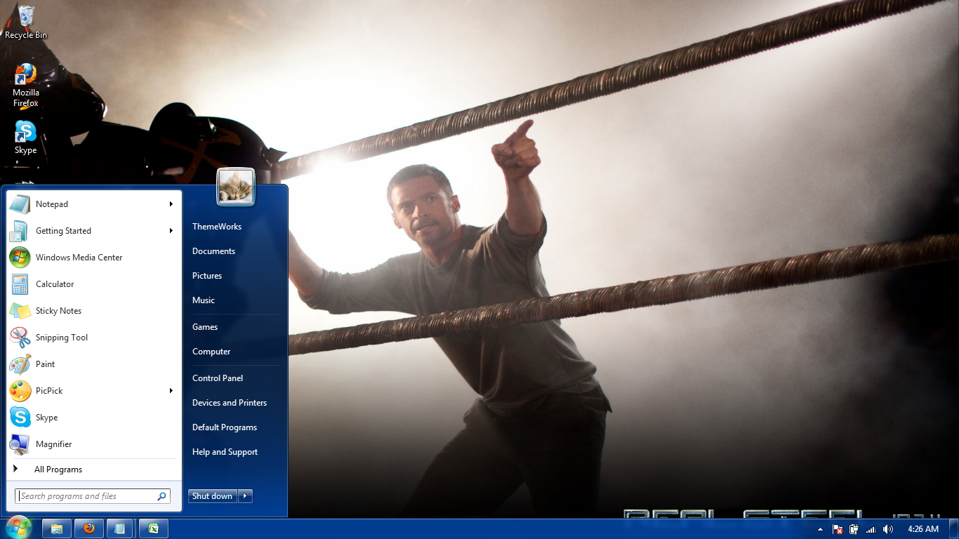 Real-Steel Windows 7 themes by windowsthemes on DeviantArt