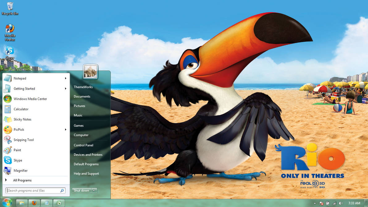 Rio Windows 7 themes by windowsthemes on DeviantArt