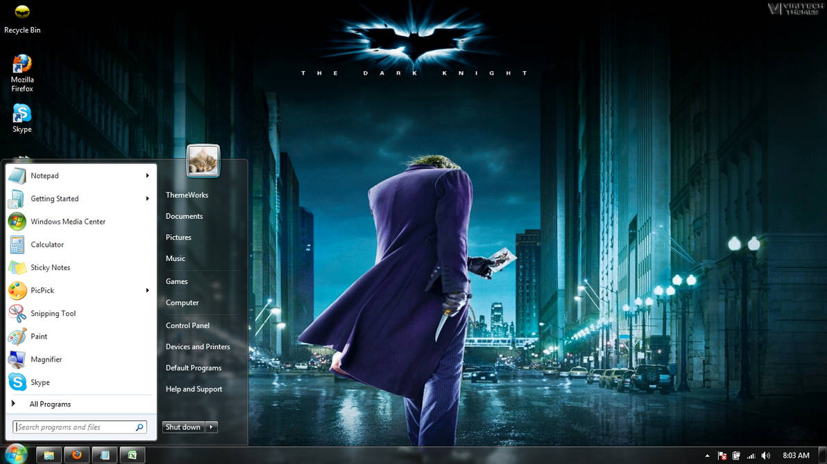 Batman The Dark Knight Windows 7 themes by windowsthemes on DeviantArt