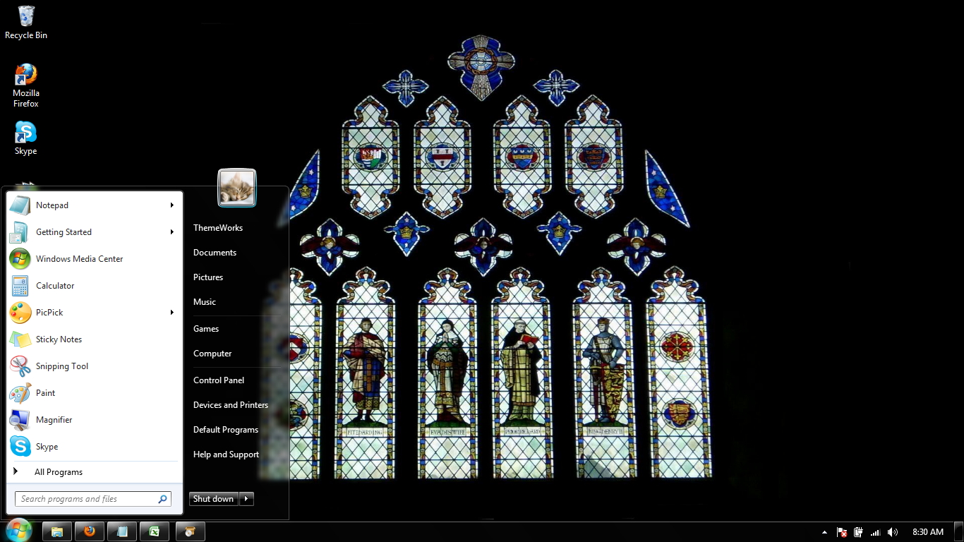 Stained-glass Windows 7 themes by windowsthemes on DeviantArt