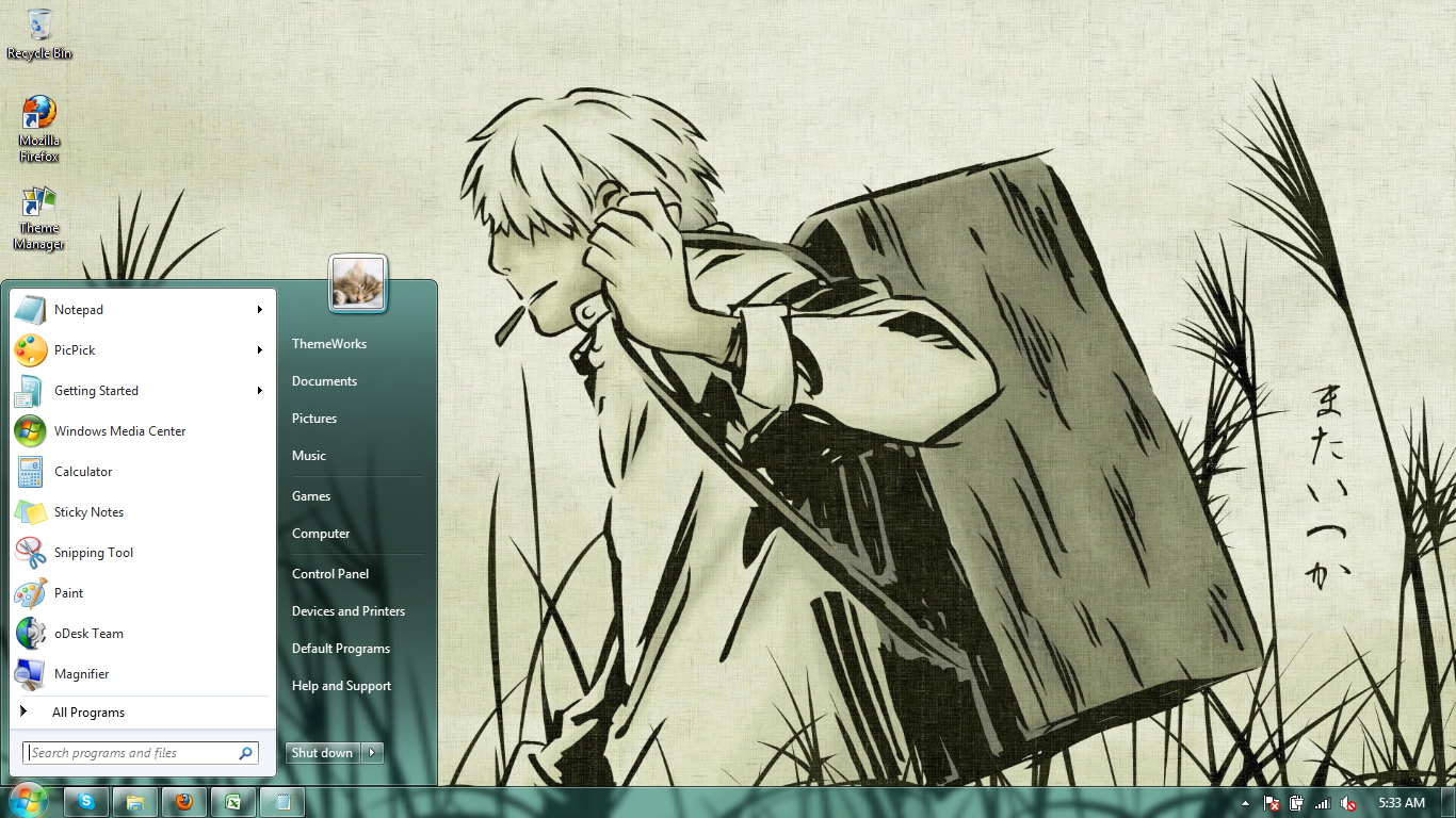 Mushi-Shi-1 Windows 7 themes by windowsthemes on DeviantArt
