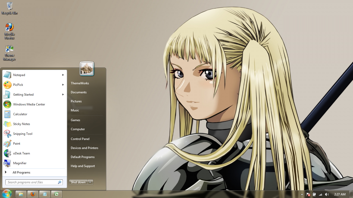 Claymore-1 Windows 7 theme by windowsthemes on DeviantArt