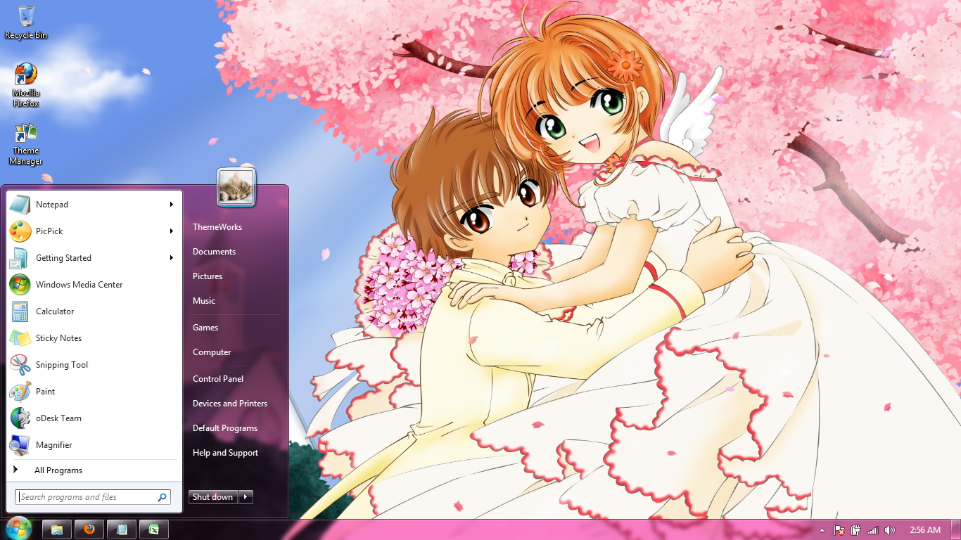 Cardcaptor Sakura-2 Windows 7 theme by windowsthemes on DeviantArt