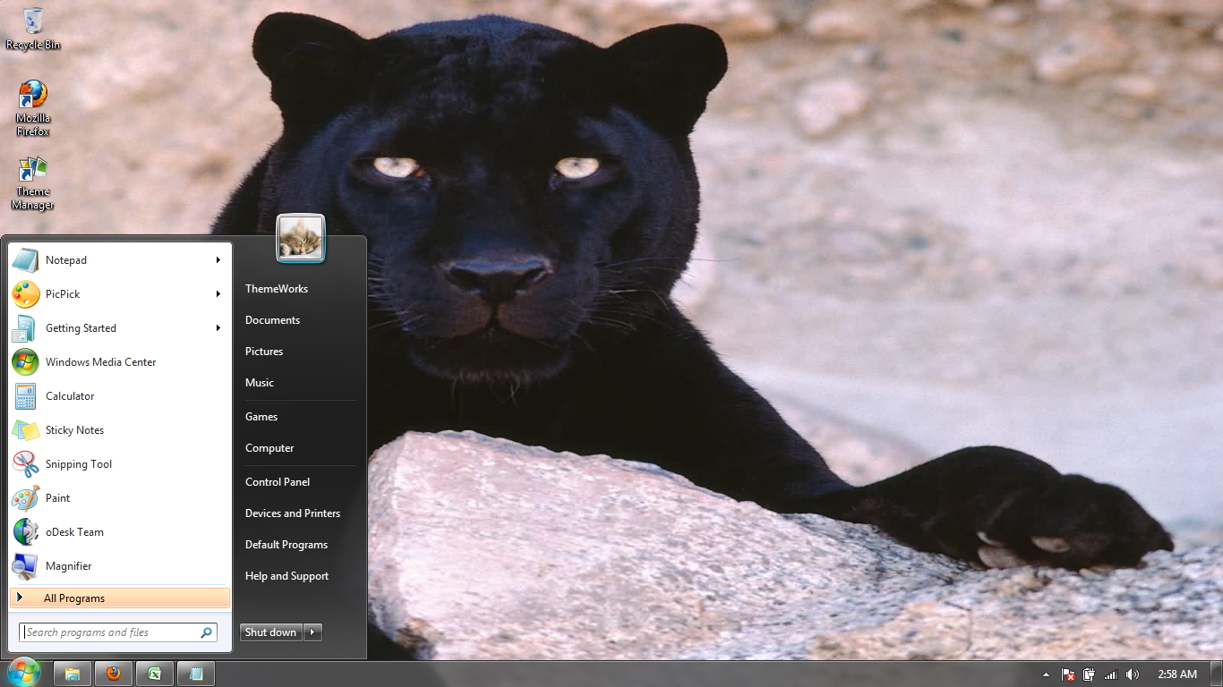 Leopard Windows 7 theme by windowsthemes on DeviantArt