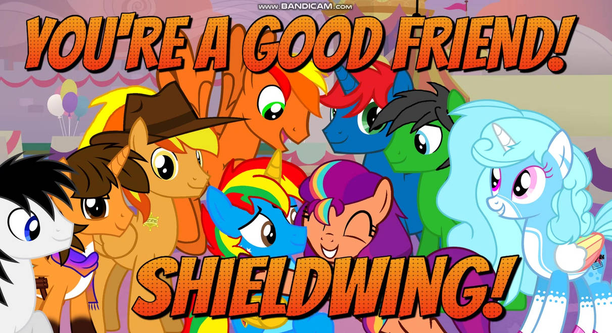 You're A Good Friend Shieldwing! by Hyenari6296 on DeviantArt