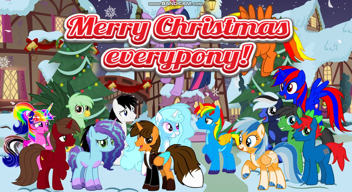 Merry Christmas Everypony! by Hyenari6296 on DeviantArt