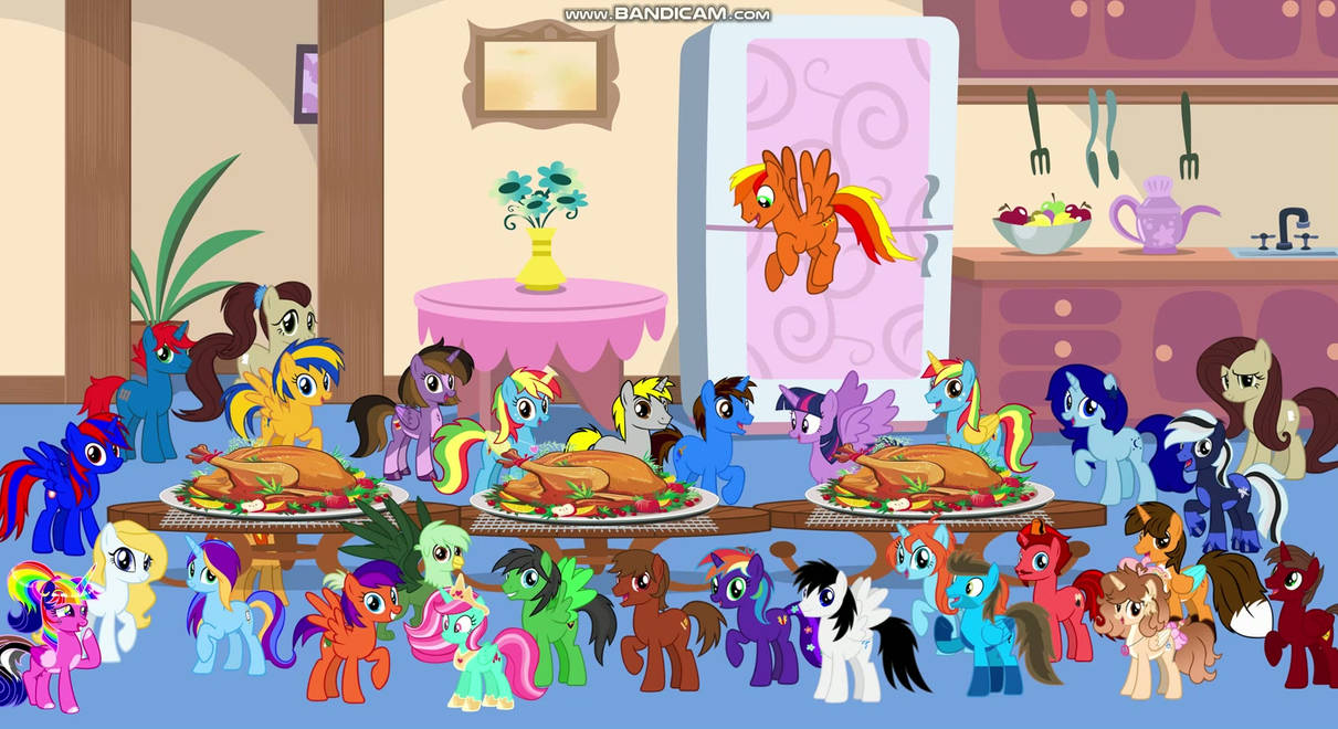 Happy Thanksgiving (2025) (MLP FIM) by Hyenari6296 on DeviantArt
