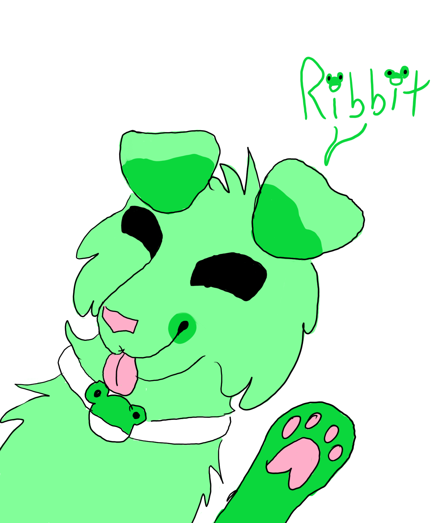 Ribbit! (Art Attack!) by Dragonslayer-ETOILE on DeviantArt