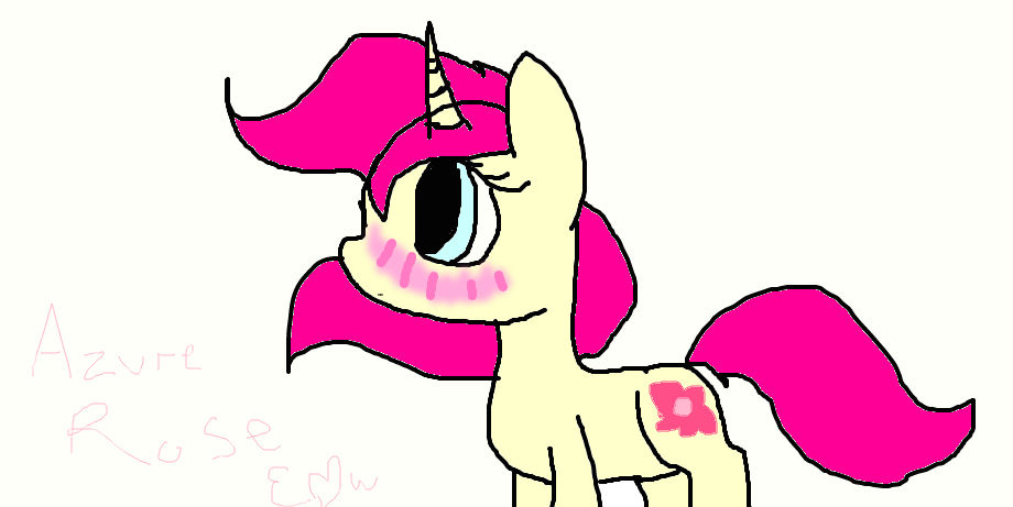 Azure Rose OC MLP by ErinLovesWolves21 on DeviantArt