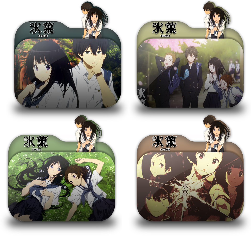 Hyouka Anime Icon pack by tanzoe on DeviantArt